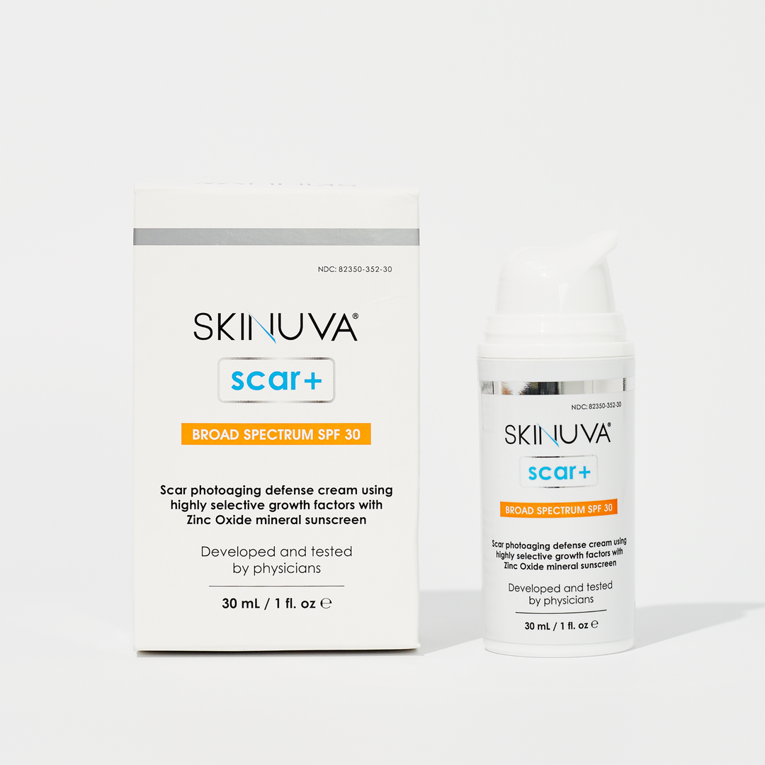 Skinuva® Scar+ | Best SPF 30 Scar Cream for Surgery Scars