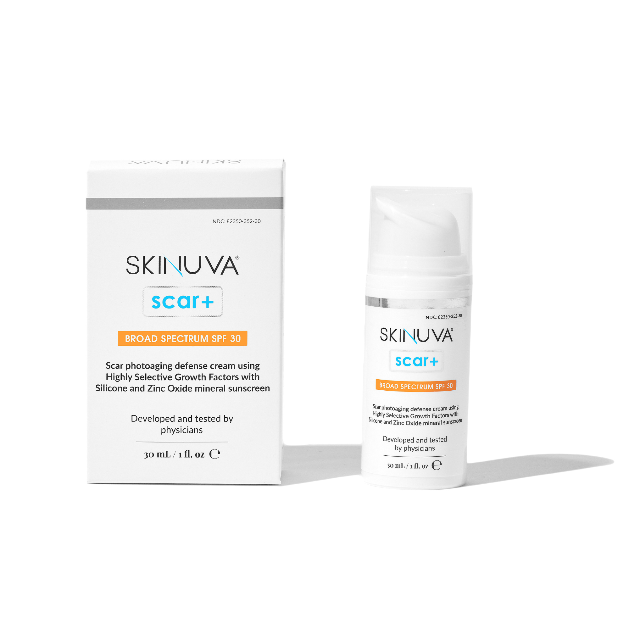 Skinuva® Scar+ | Best SPF 30 Scar Cream for Surgery Scars